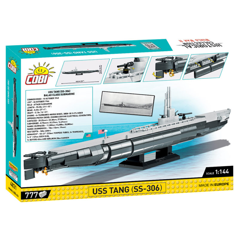 Cobi 4831 - Sous-marin américain USS Tang